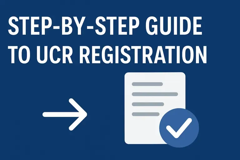 Step-by-Step Guide to UCR Registration
