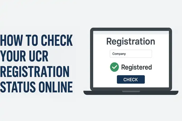 How to Check Your UCR Registration Status Online