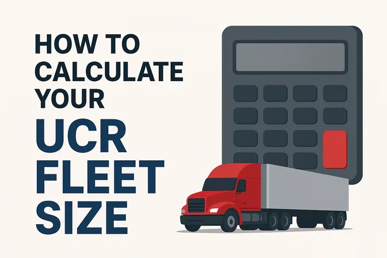 How to calculate your UCR fleet size correctly